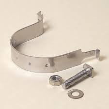 One Piece St/Steel Post Clips 76mm Diameter Incl Nuts/Bolts/Washers Pa ...